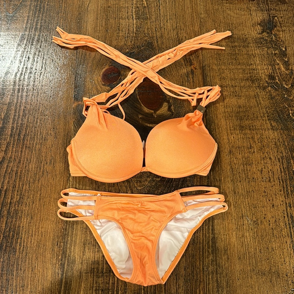 Orange Victoria’s Secret Bikini Set - Gem